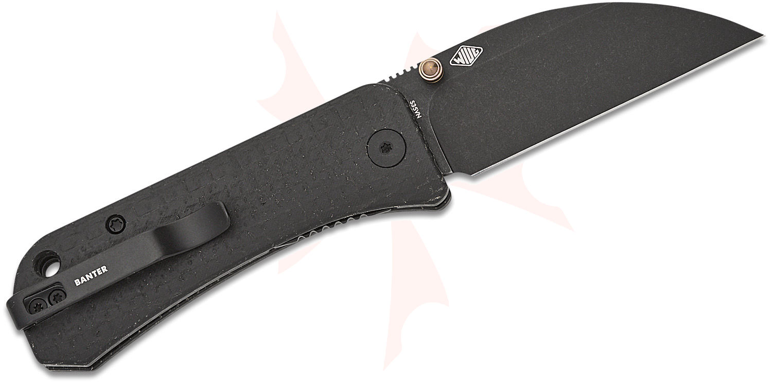 We Knife Company Ben Petersen Banter Folding Knife 2.85" S35VN Black ...