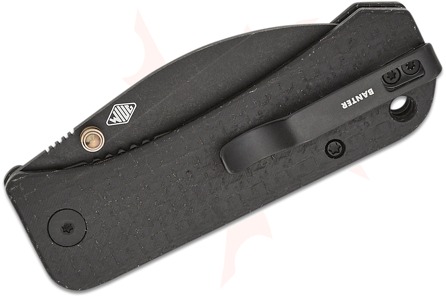 We Knife Company Ben Petersen Banter Folding Knife 2.85" S35VN Black ...