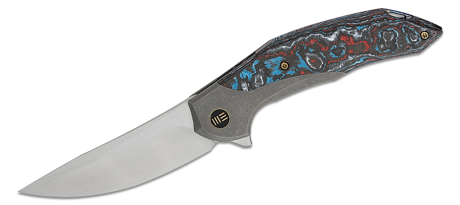 We Knife Company Limited Edition Anton Tkachenko Merata Flipper Knife 3.68" CPM-20CV Hand Rubbed ...