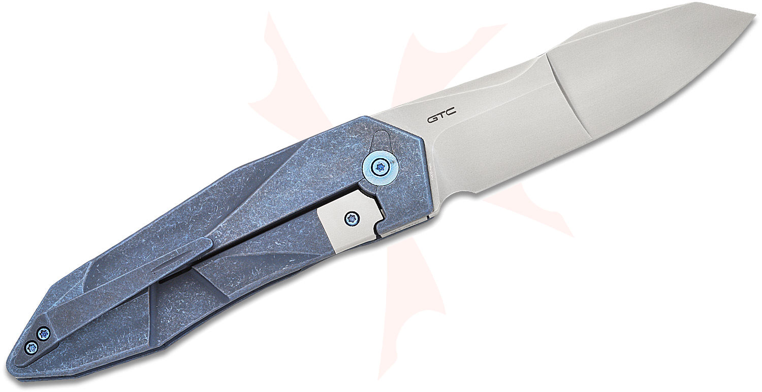 We Knife Company GTC Solid SLT Frame Lock Flipper Knife 3.88" CPM-20CV ...