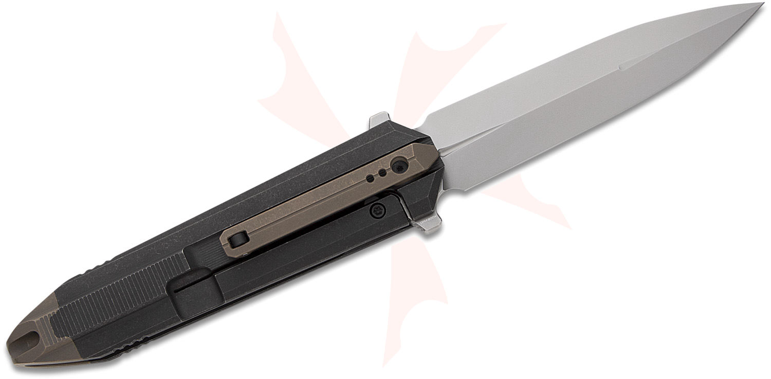 We Knife Company Diatomic Flipper Knife 3.78" CPM-20CV Bead Blasted ...