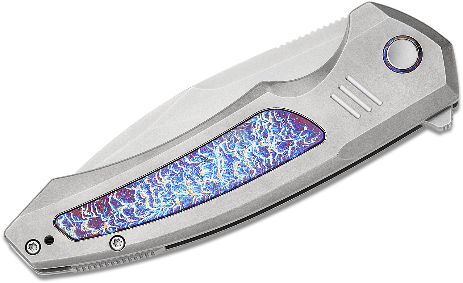 We Knife Company Hyperactive Frame Lock Flipper Knife 3.8" Vanax Bead ...