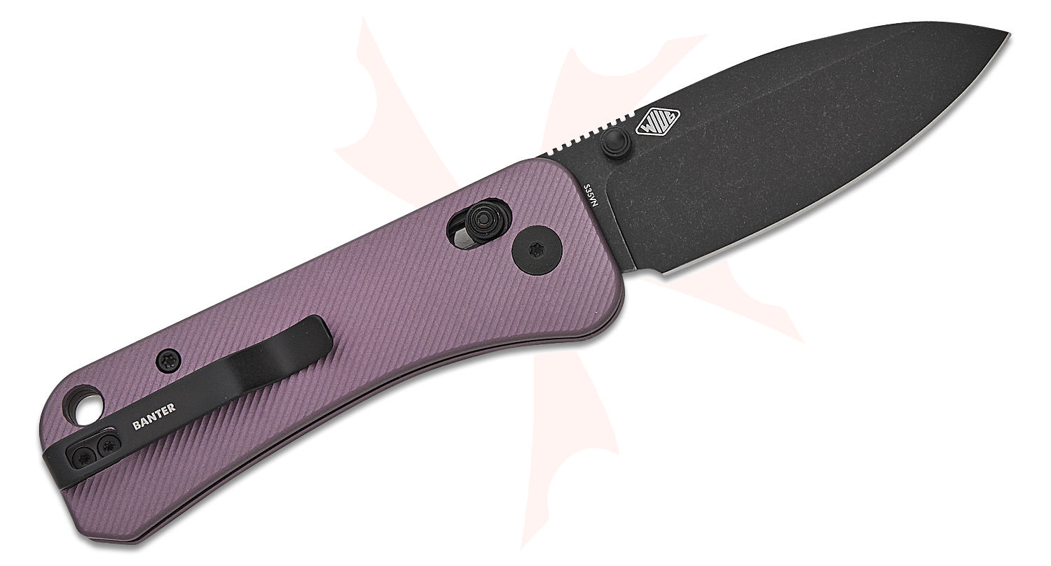 We Knife Company Ben Petersen Banter 2 Crossbar Lock Folding Knife 2.87 ...