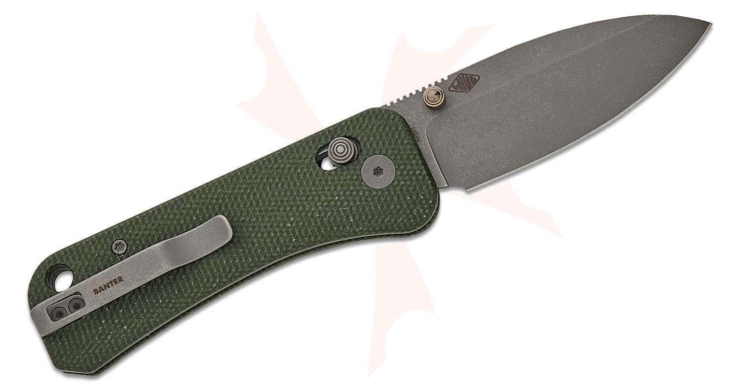 We Knife Company Ben Petersen Banter 2 Crossbar Lock Folding Knife 2.87 ...