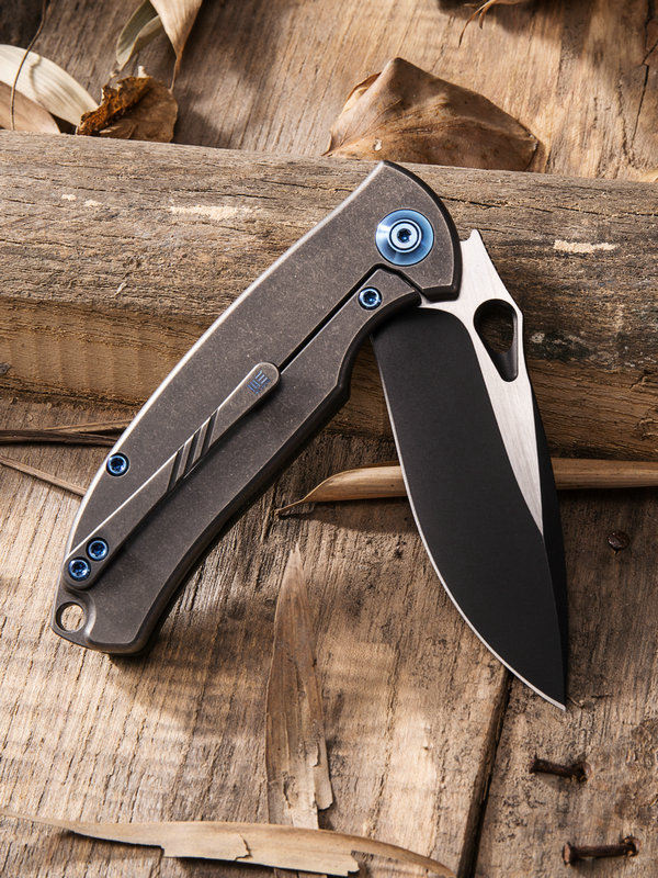 We Knife Company 803A Rectifier Flipper Knife 2.95" S35VN Black Two ...