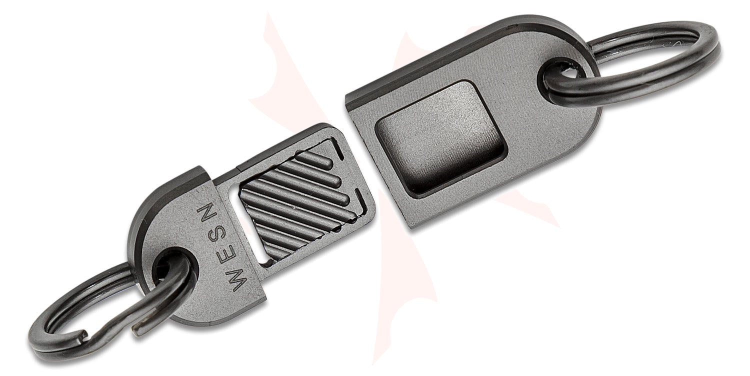 Wesn Goods QR Titanium Keychain Attachment - KnifeCenter - WESN03 ...