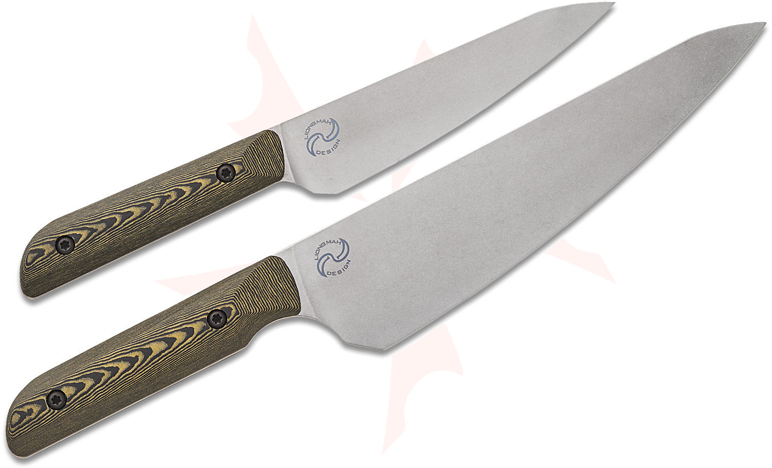 White River Knives Liong Mah 2-Piece Kitchen Knife Set CPM-MagnaCut ...