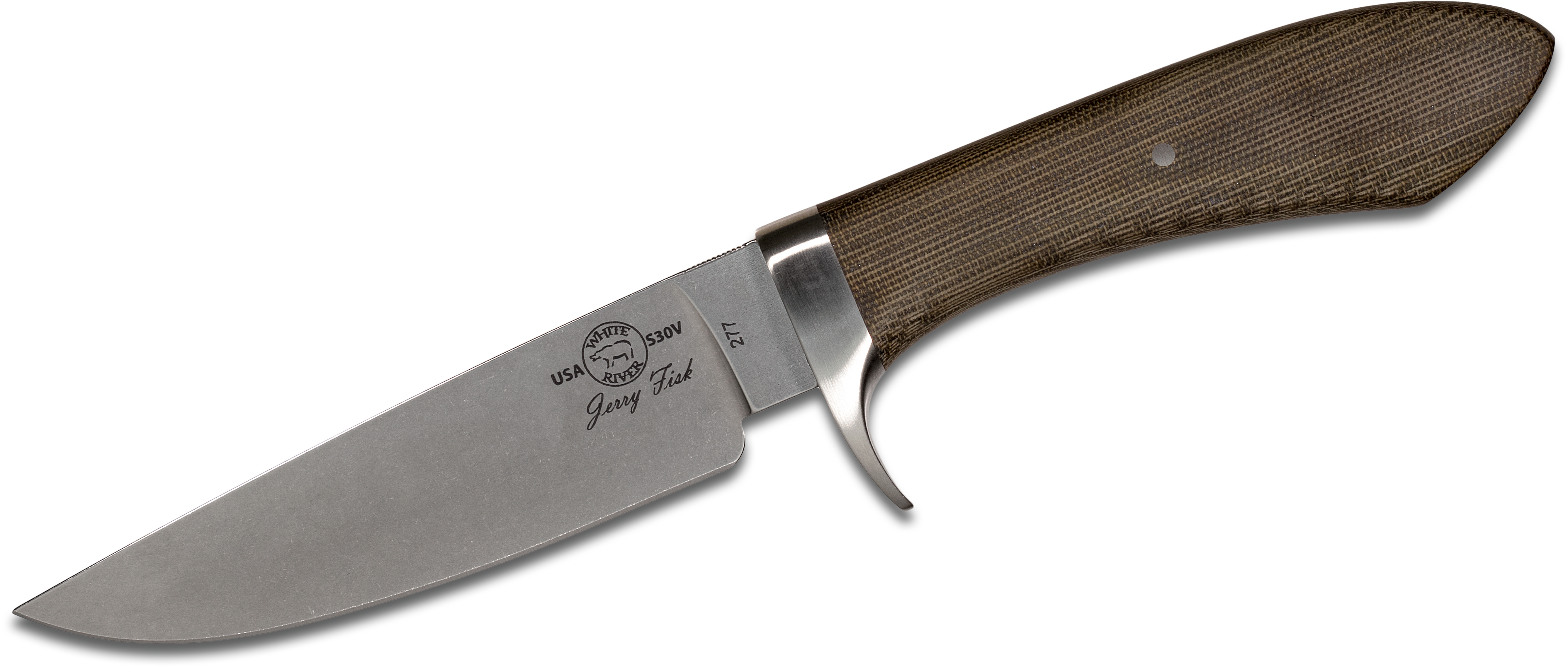 White River Knives Jerry Fisk Sendero Classic Fixed 4.5" S30V ...