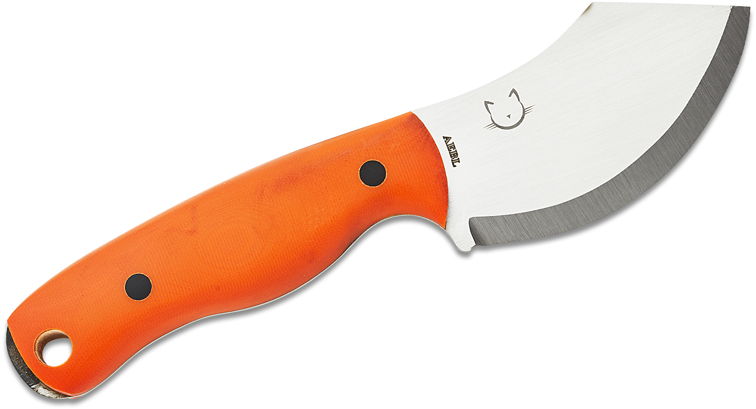Wild Cat Custom Cutlery Custom Cat-Panion Fixed Blade Knife 3.65" AEB-L ...