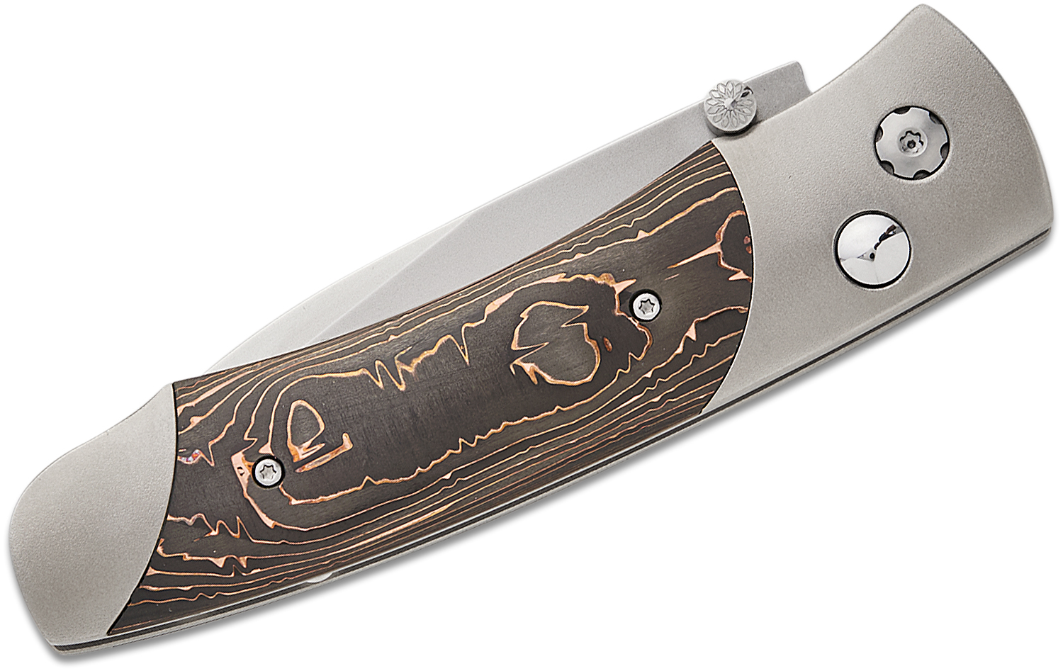 William Henry A200-9 Compact Button Lock Folding Knife 2.625" CPM-S35VN ...