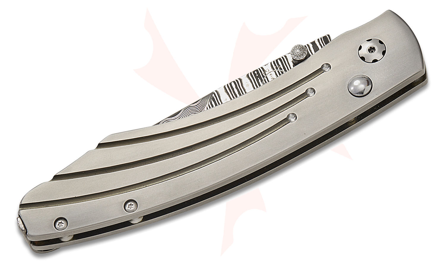 William Henry Spearpoint 'Golden Arch' Folding Knife 3.06" Wave ...