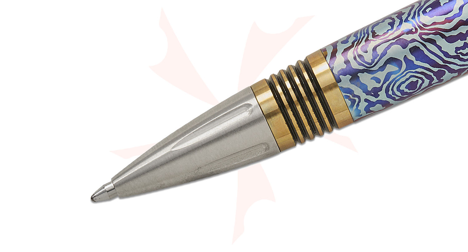 William Henry Caribe 9 Pattern Anodized Titanium Executive Pen ...