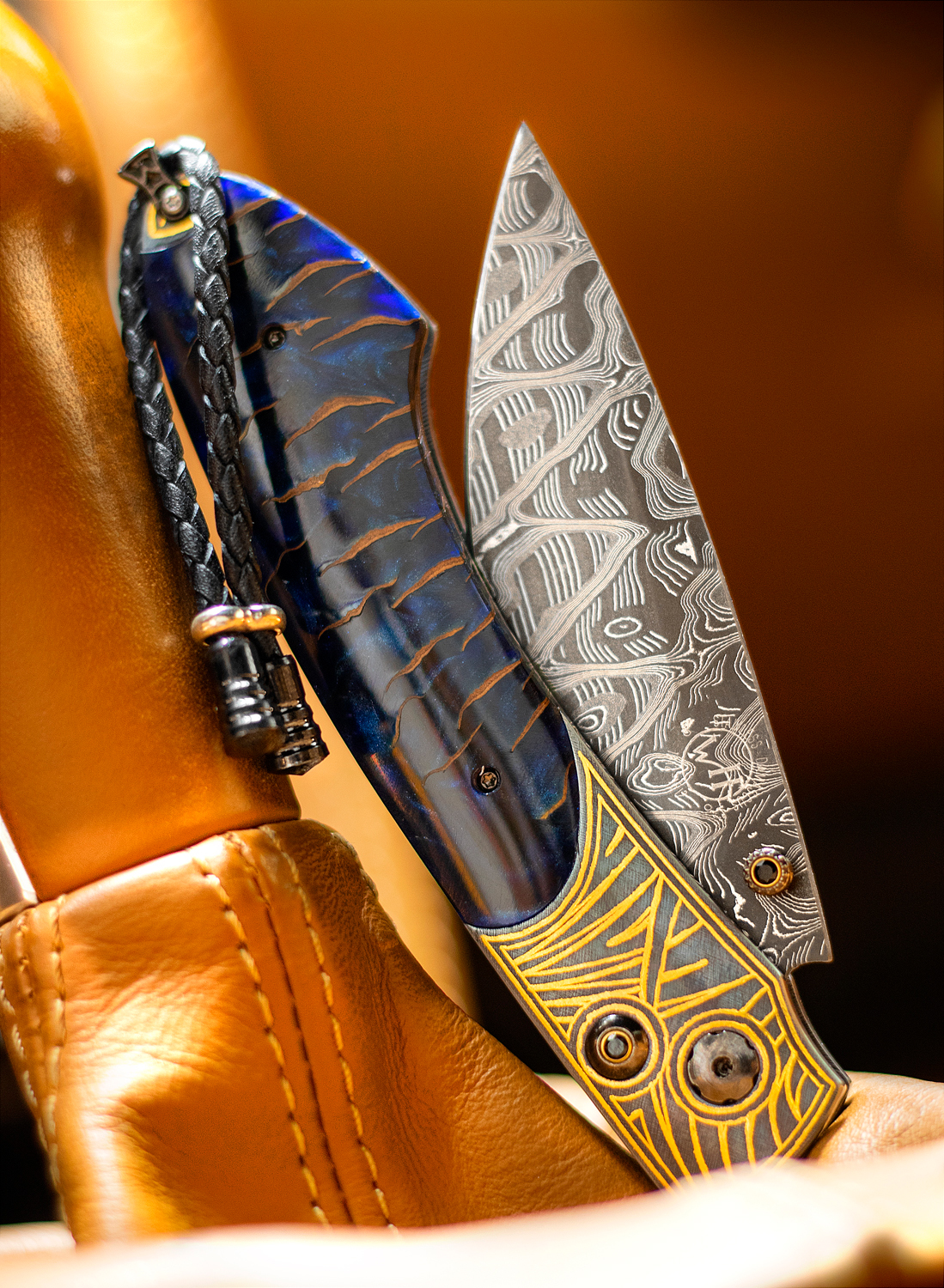 William Henry Spearpoint 'Glade' Folding Knife 3.06" Norris Hornets ...