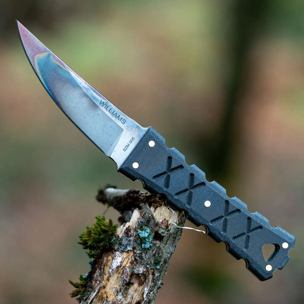 Williams Blade Design SZM 005 Shobu Zukuri Mini Kaiken Fixed Blade ...