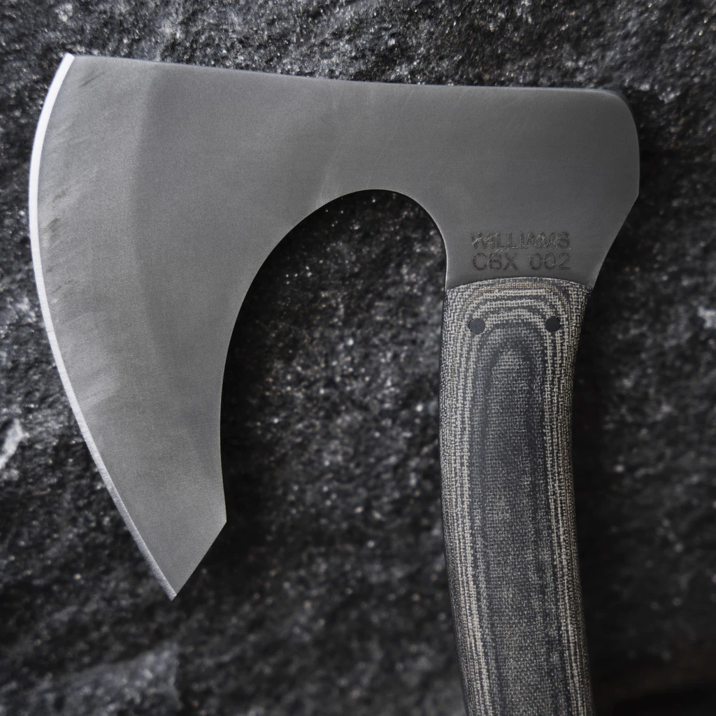 Williams Blade Design CBX 002 Compact Bearded Axe 12.5" Overall, 80CrV2 ...