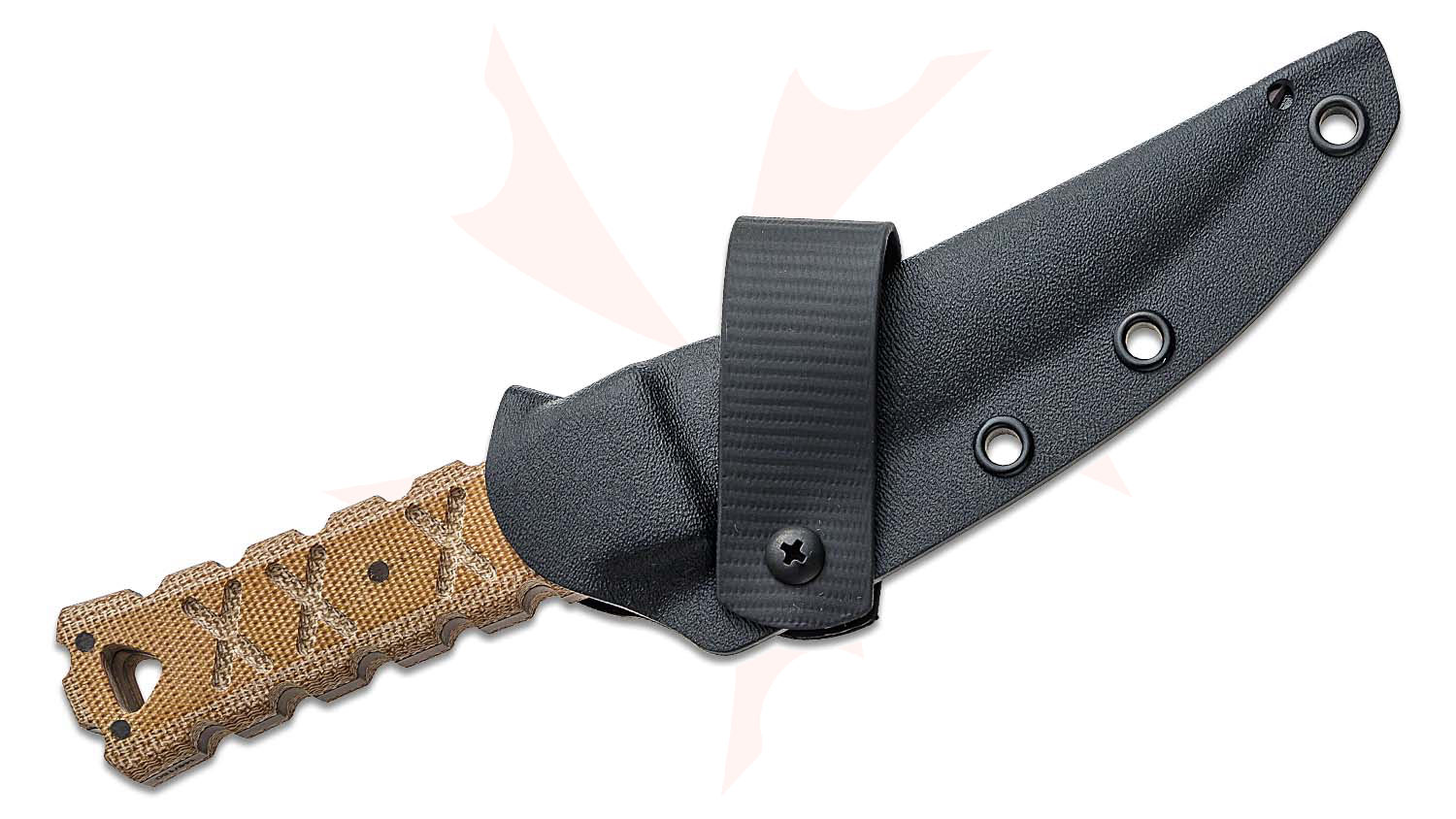 Williams Blade Design SZK 003 Shobu Zukuri Kaiken Fixed Blade Knife 4.5" M390 Apocalyptic Blade ...