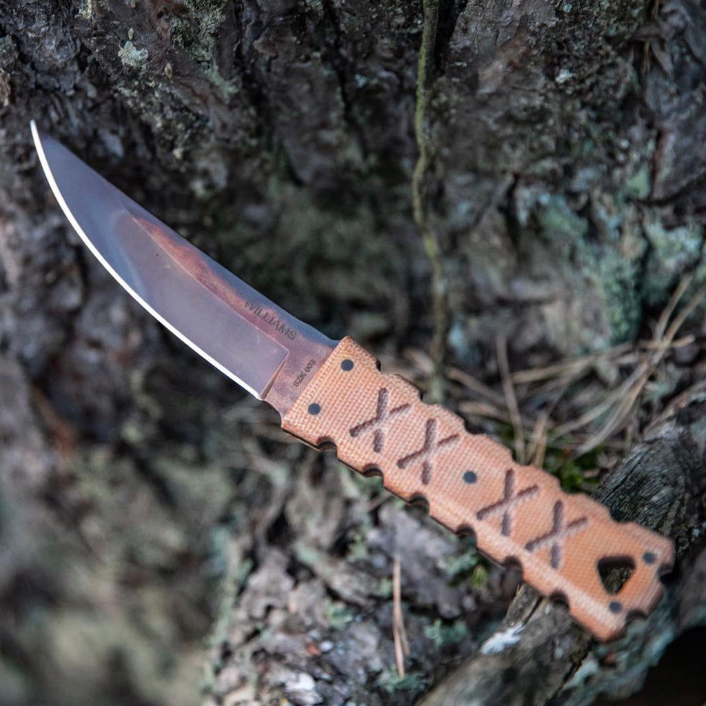 Williams Blade Design SZK 003 Shobu Zukuri Kaiken Fixed Blade Knife 4.5 ...