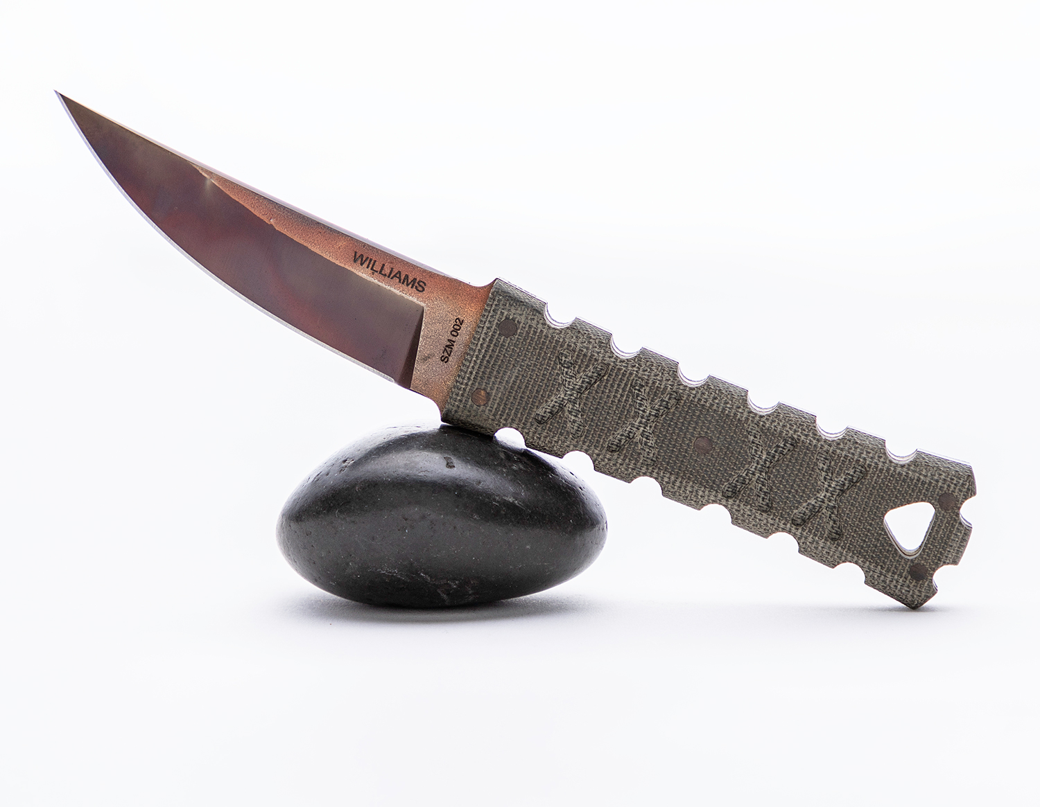 Williams Blade Design SZM 002 Shobu Zukuri Mini Kaiken Fixed Blade ...