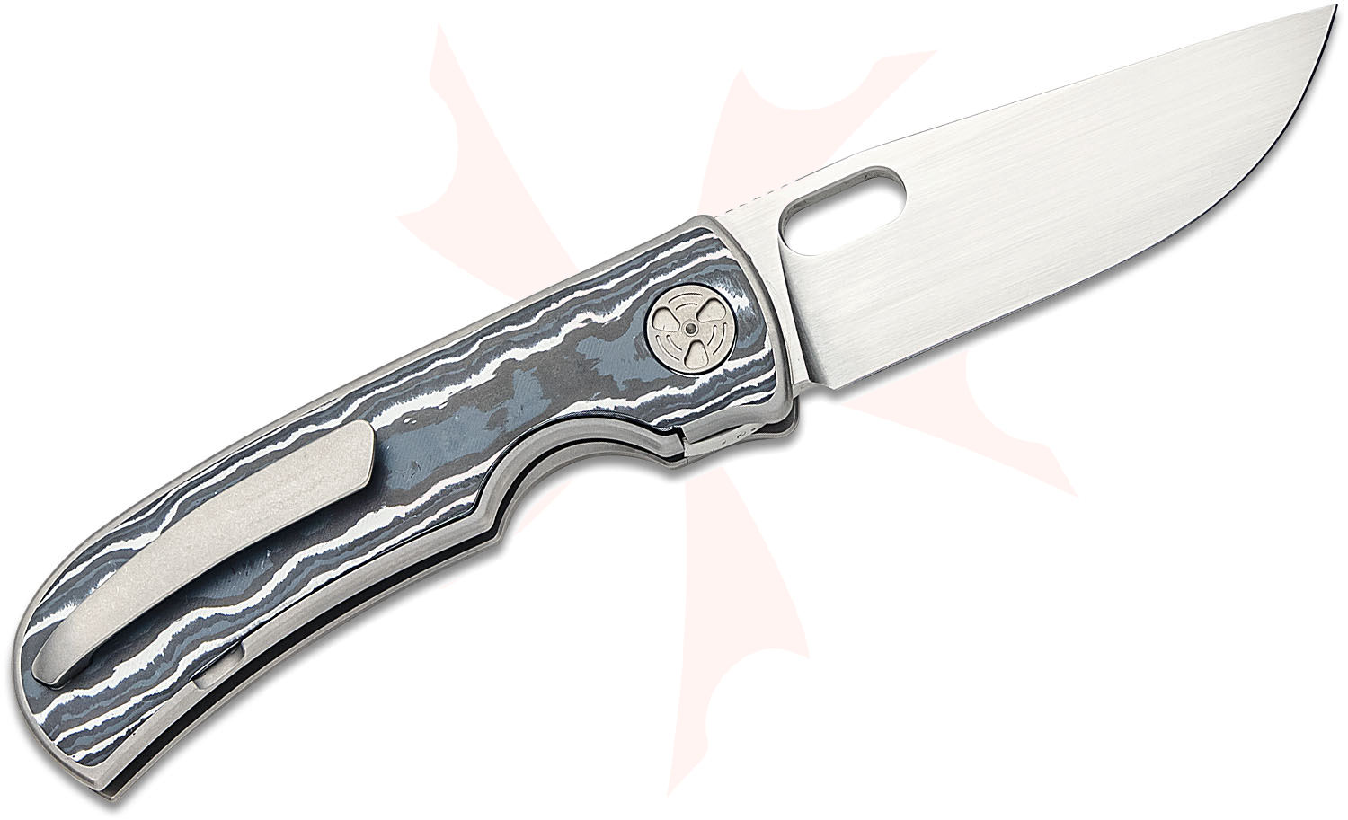 WingManEDC Tom Mayo MTNT Mach 3 Front Flipper Knife 2.875" M390 Hand ...
