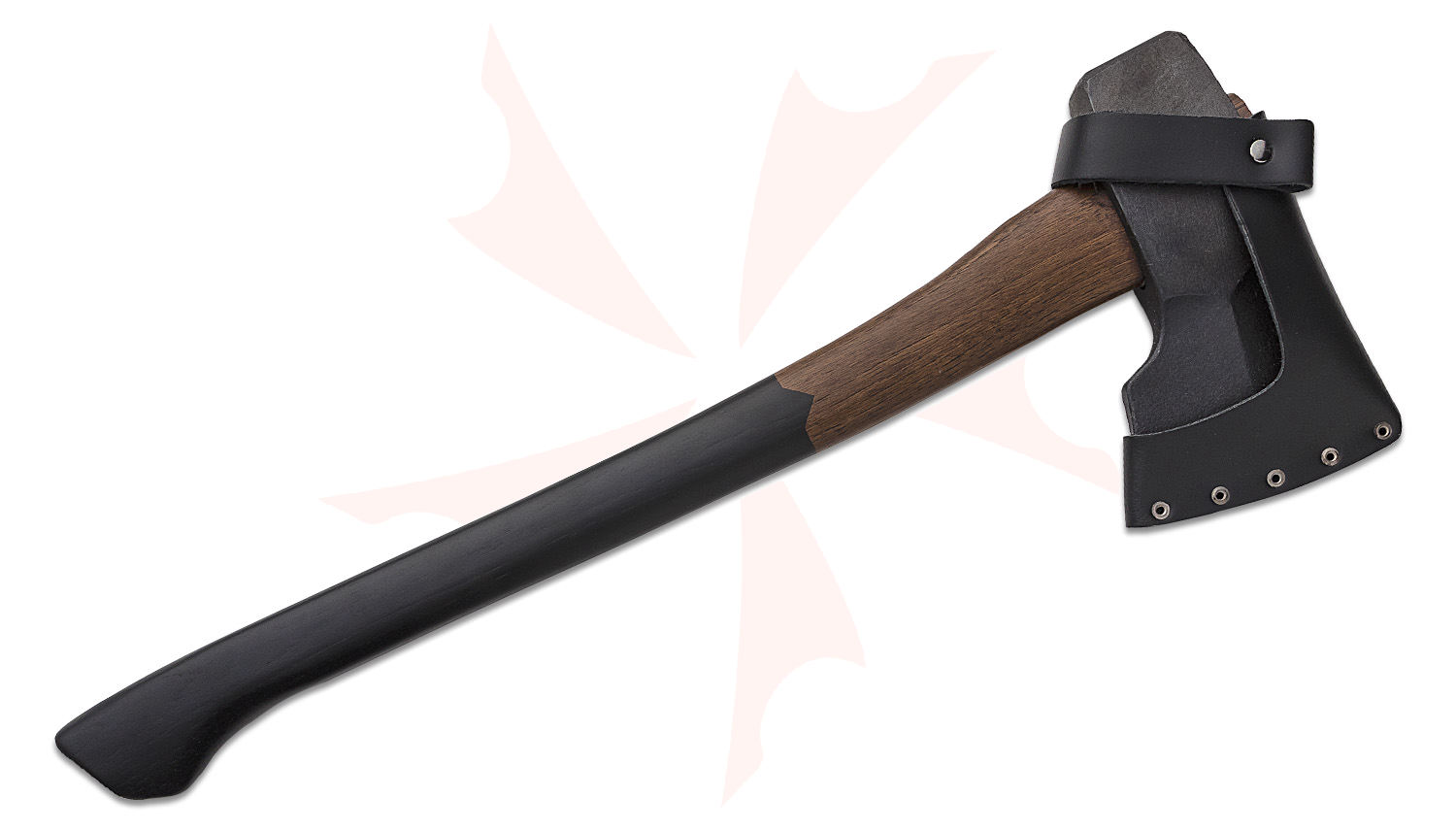 WOOX Forte Heavy Duty Axe, 22" Overall, Black/Brown Appalachian Hickory ...