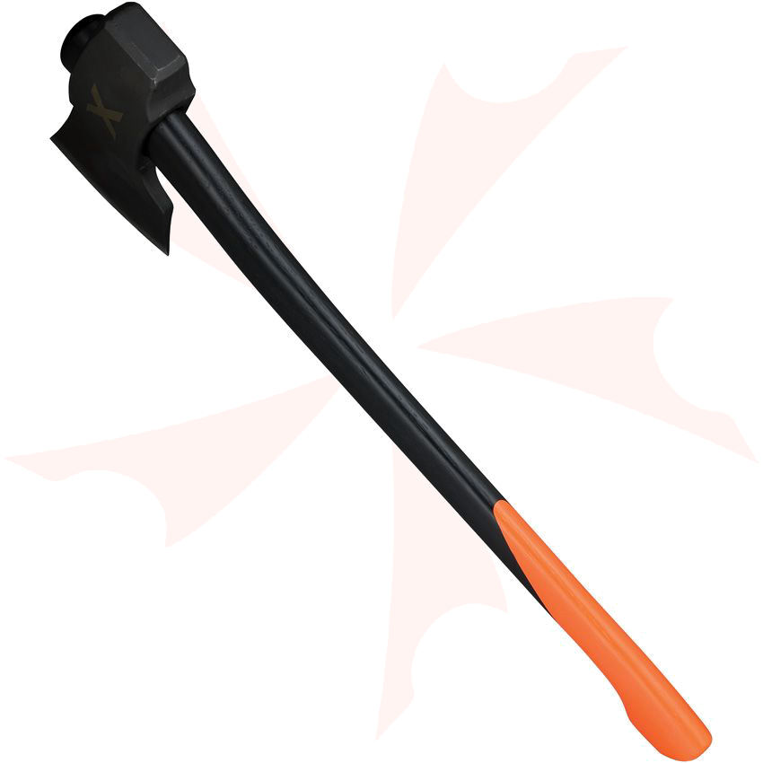 WOOX Forte Heavy Duty Axe, 22" Overall, Black/Orange Appalachian ...
