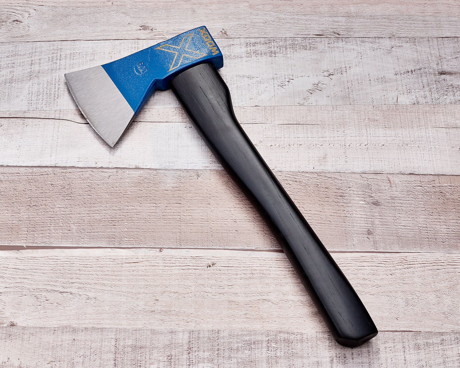 WOOX Blue Thunderbird Competition Throwing Axe, 14" Overall, Black ...