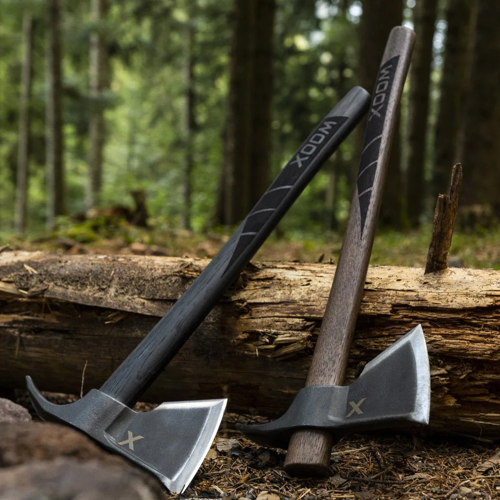 WOOX Solo Tomahawk, 19" Overall, Appalachian Hickory Wood Handle with ...