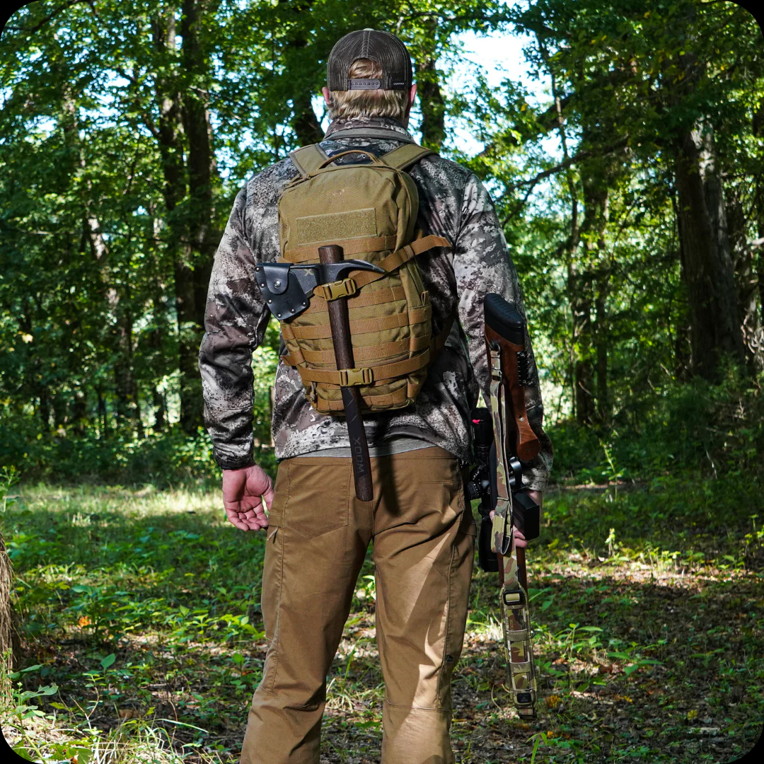 WOOX Solo Tomahawk, 19" Overall, Appalachian Hickory Wood Handle with ...