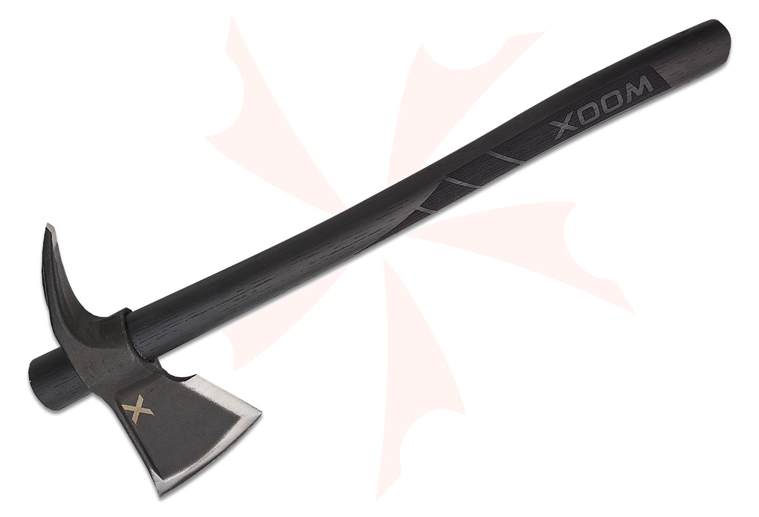 WOOX Solo Tomahawk, 19" Overall, Black Appalachian Hickory Wood Handle ...