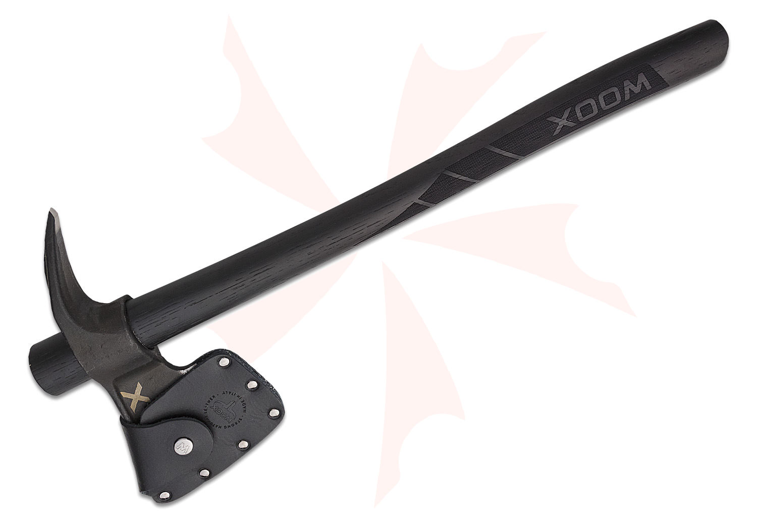 WOOX Solo Tomahawk, 19" Overall, Black Appalachian Hickory Wood Handle ...