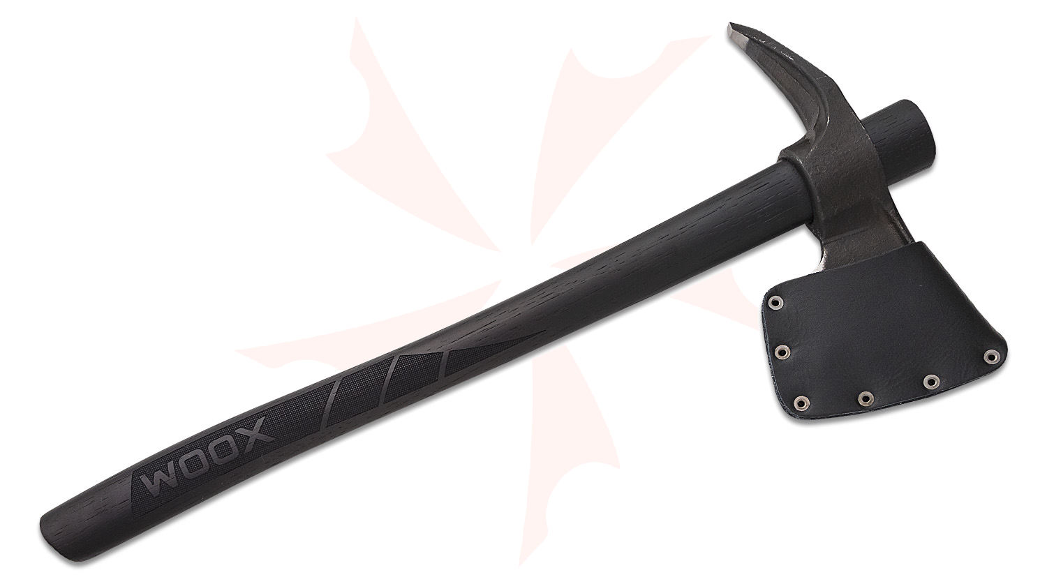 WOOX Solo Tomahawk, 19" Overall, Black Appalachian Hickory Wood Handle ...