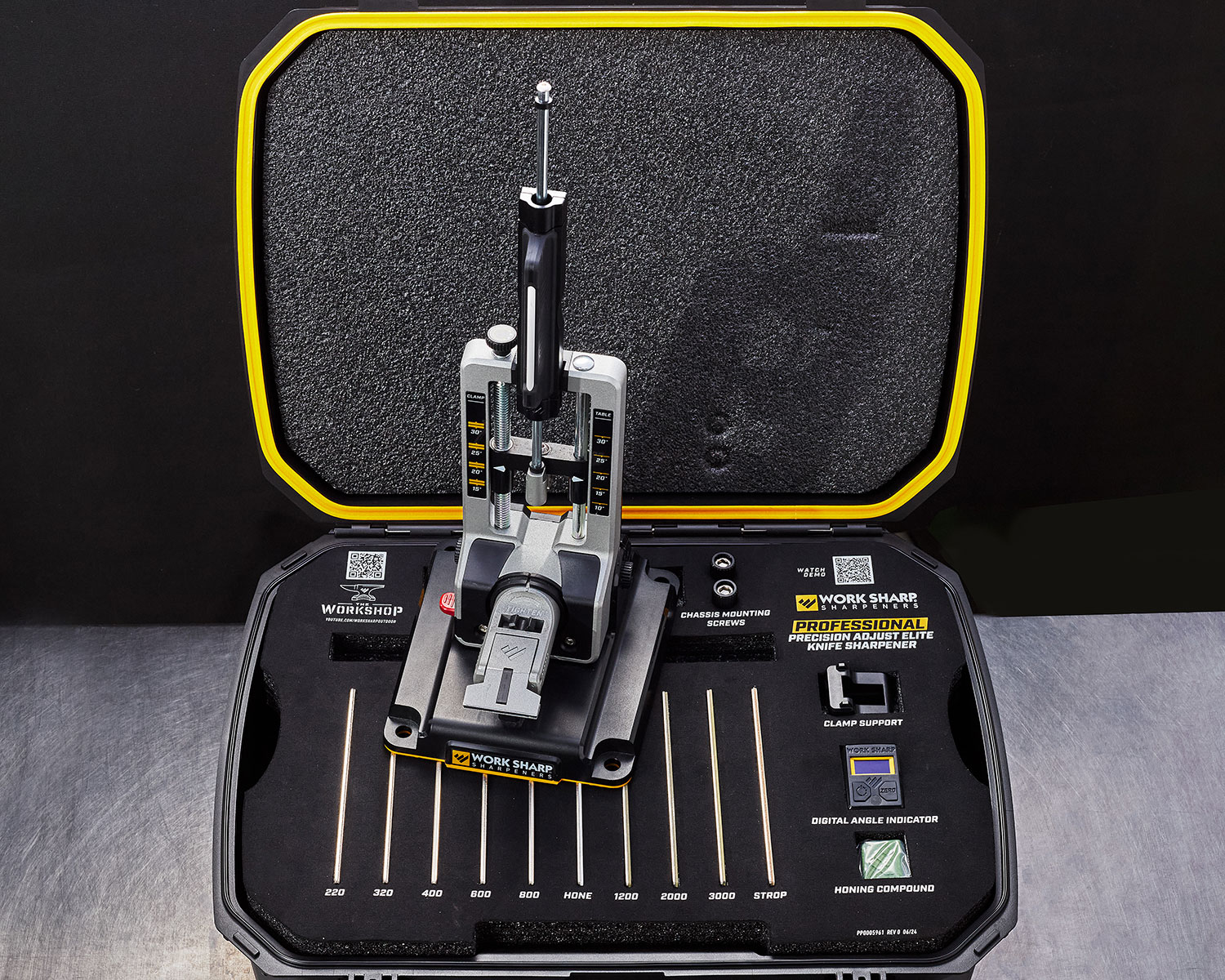 Work Sharp Professional Precision Adjust Elite Knife Sharpener with Ten Different Grits, Digital ...