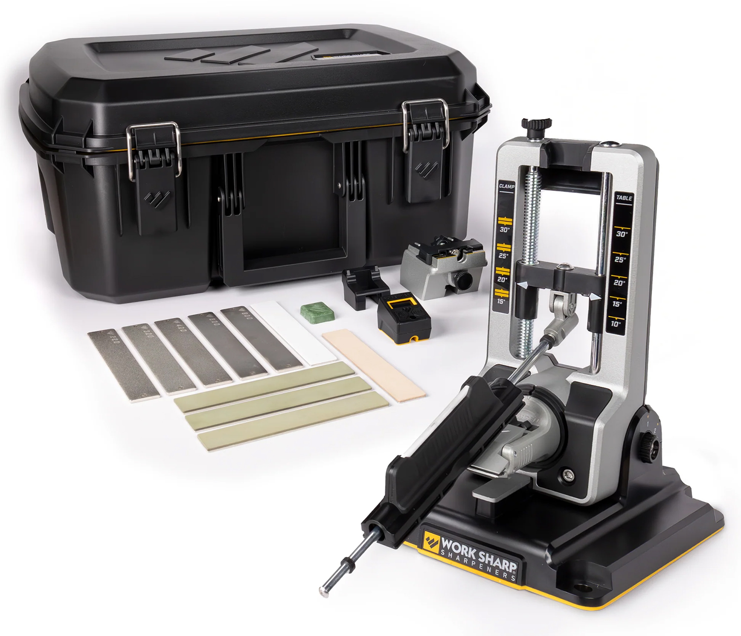 Work Sharp Professional Precision Adjust Elite Knife Sharpener with Ten Different Grits, Digital ...