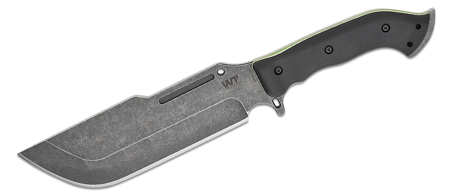 Work Tuff Gear Ares Fixed Blade Knife 9.25" K340 Black Stonewashed ...