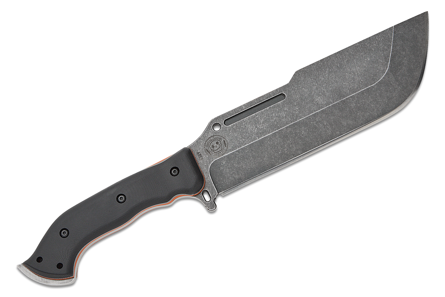 Work Tuff Gear Ares Fixed Blade Knife 9.25" K340 Black Stonewashed ...