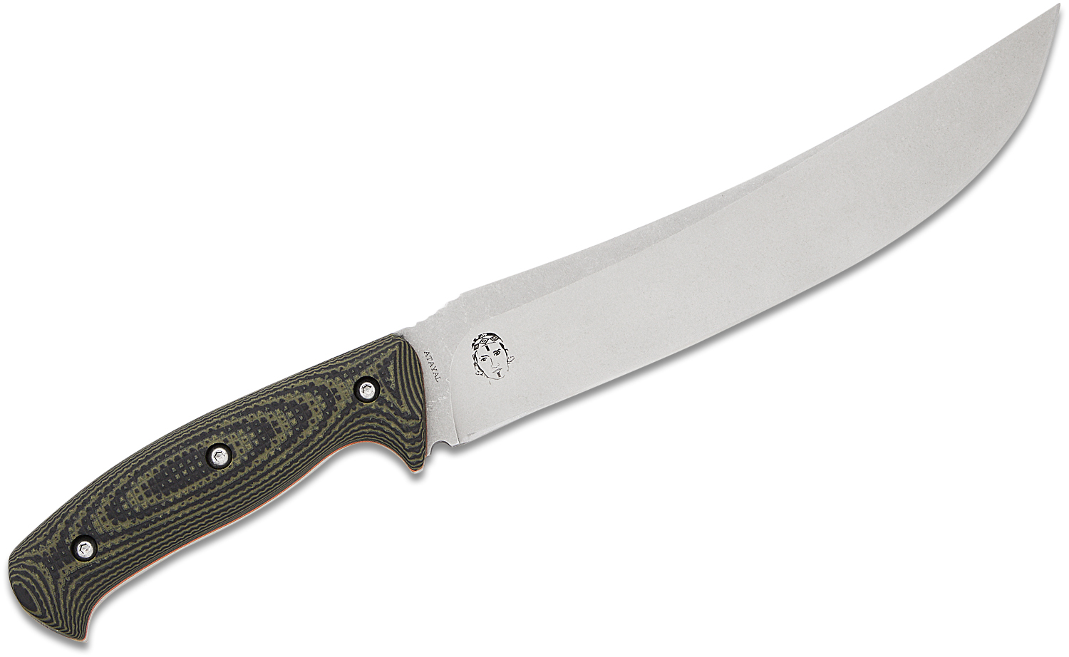 Work Tuff Gear Atayal Fixed Blade Knife 8.8" SK85 Stonewashed Upswept ...