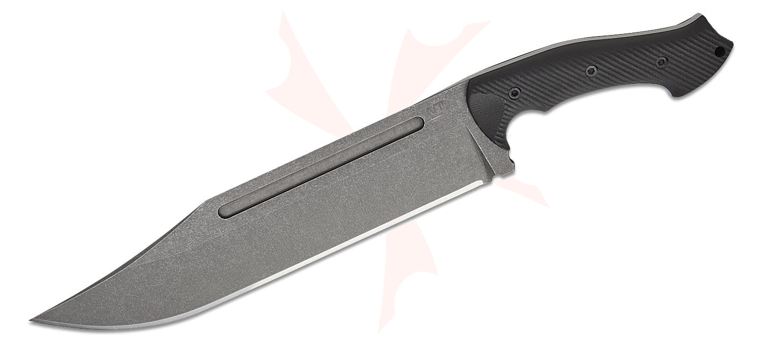 Work Tuff Gear BlackOut Apocalypto Fixed Blade Knife 10.5" Bohler K329 ...