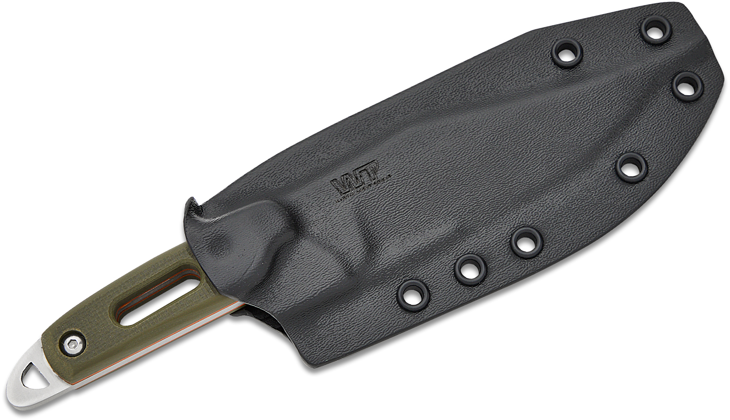 Work Tuff Gear Kitsune L Fixed Blade Knife 5" N690 Satin Clip Point ...