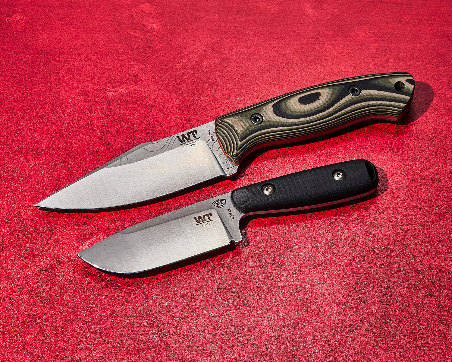 Work Tuff Gear Lynx Fixed Blade Knife 3.3" N690 Rugged Satin Drop Point ...