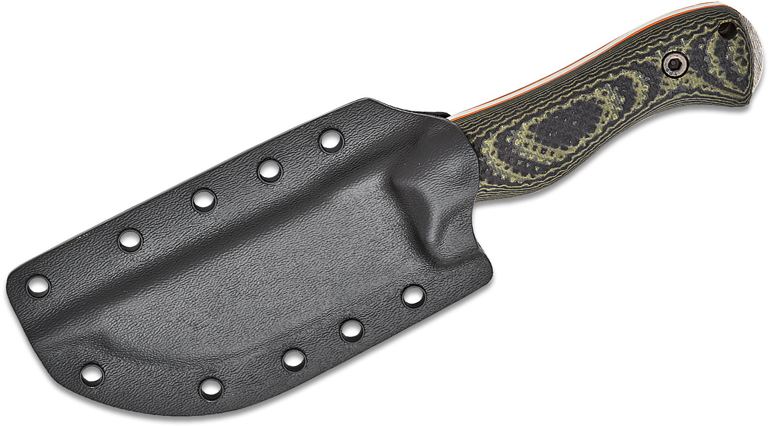 Work Tuff Gear Nomad EDC Bushcrafter Fixed Blade Knife 3.9" N690 Satin ...