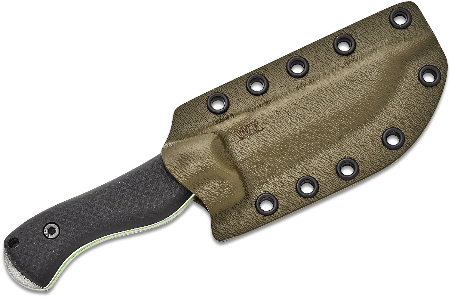 Work Tuff Gear Nomad EDC Bushcrafter Fixed Blade Knife 3.9" N690 Satin ...