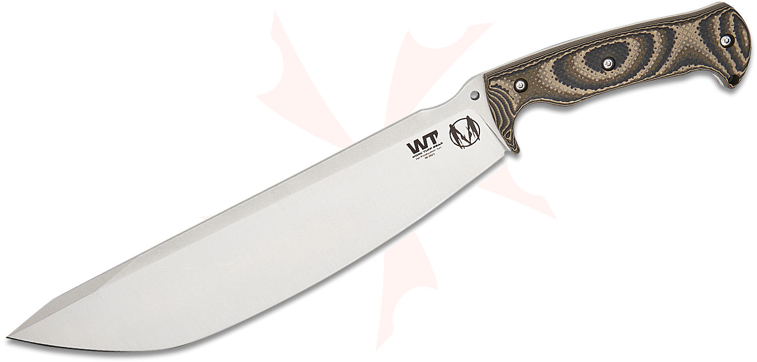 Work Tuff Gear Nomad Camp 12 Fixed Blade Knife 12" Bohler K340 Satin ...