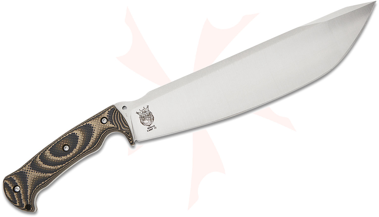 Work Tuff Gear Nomad Camp 12 Fixed Blade Knife 12" Bohler K340 Satin ...