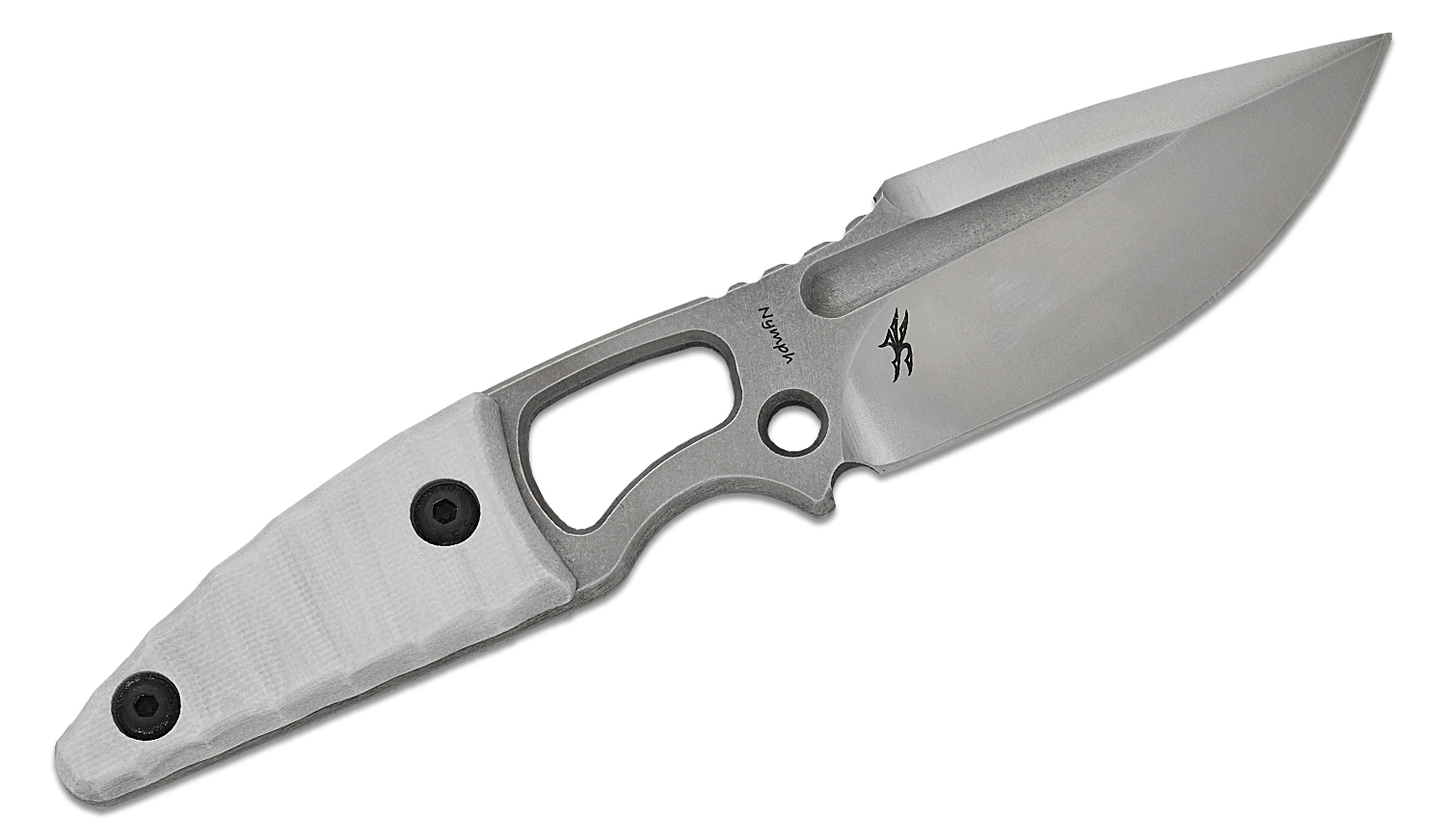Work Tuff Gear Nymph Gen 2 Fixed Blade Knife 3.1" N690 Satin Drop Point ...