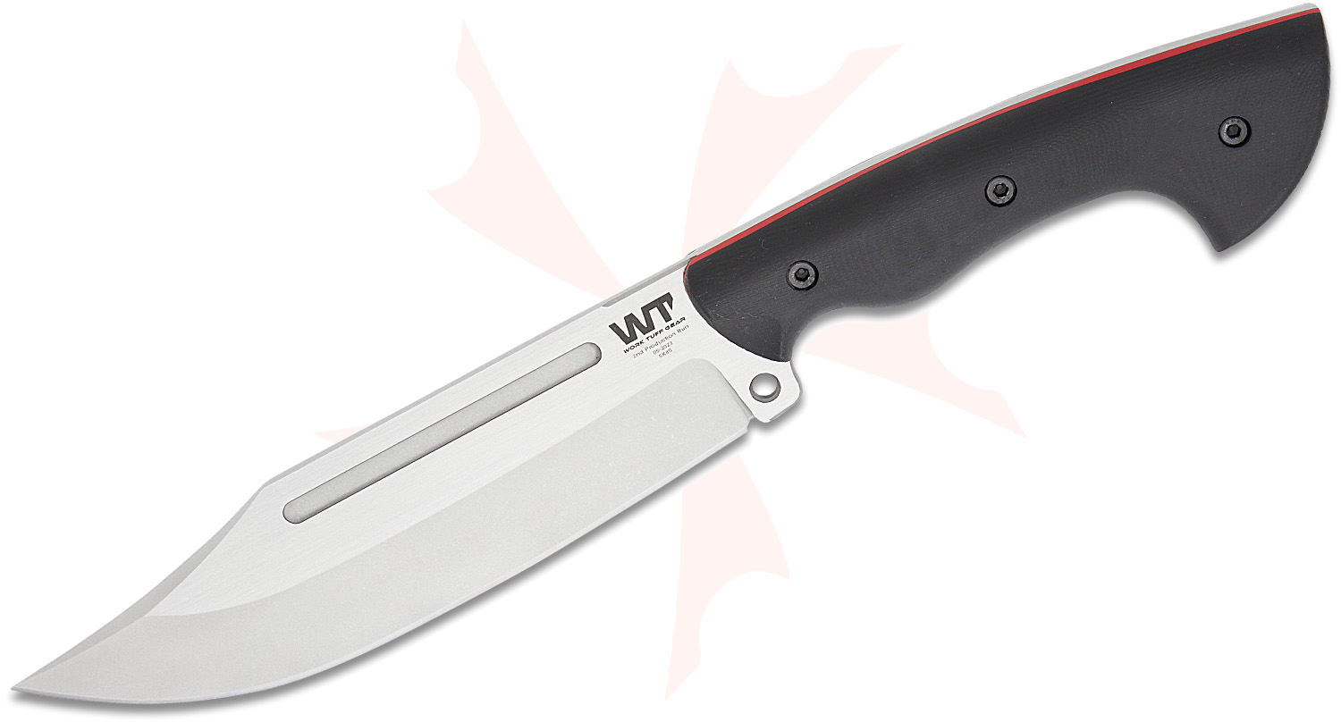 Work Tuff Gear PWB-7 Puzon Wilderness Bowie 7.5" SK85 Two-Tone Tumbled ...