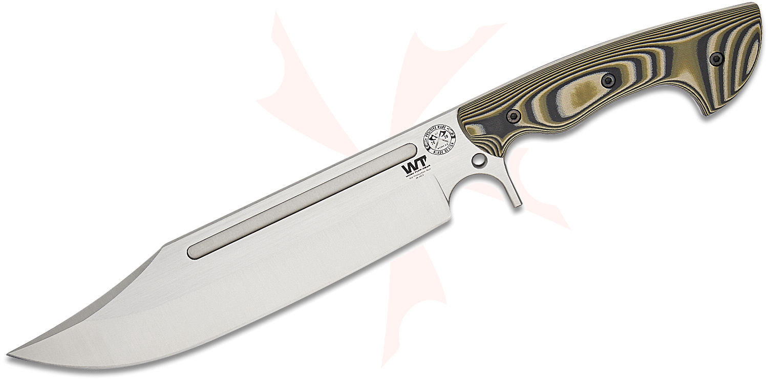 Work Tuff Gear PWB-9 Puzon Wilderness Bowie Fixed Blade Knife 9.3" K329 ...