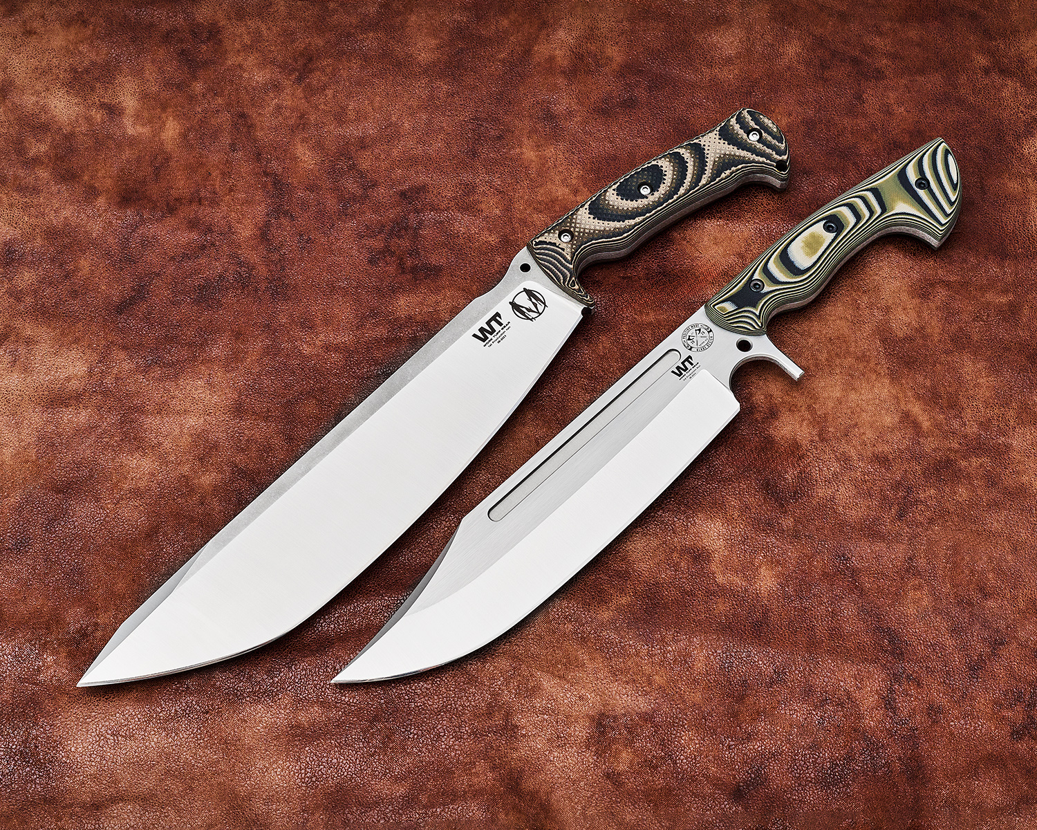 Work Tuff Gear PWB-9 Puzon Wilderness Bowie Fixed Blade Knife 9.3" K329 ...