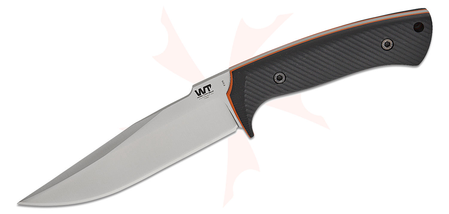 Work Tuff Gear Steadfast Fixed Blade Knife 5.5" K329 Satin Clip Point ...