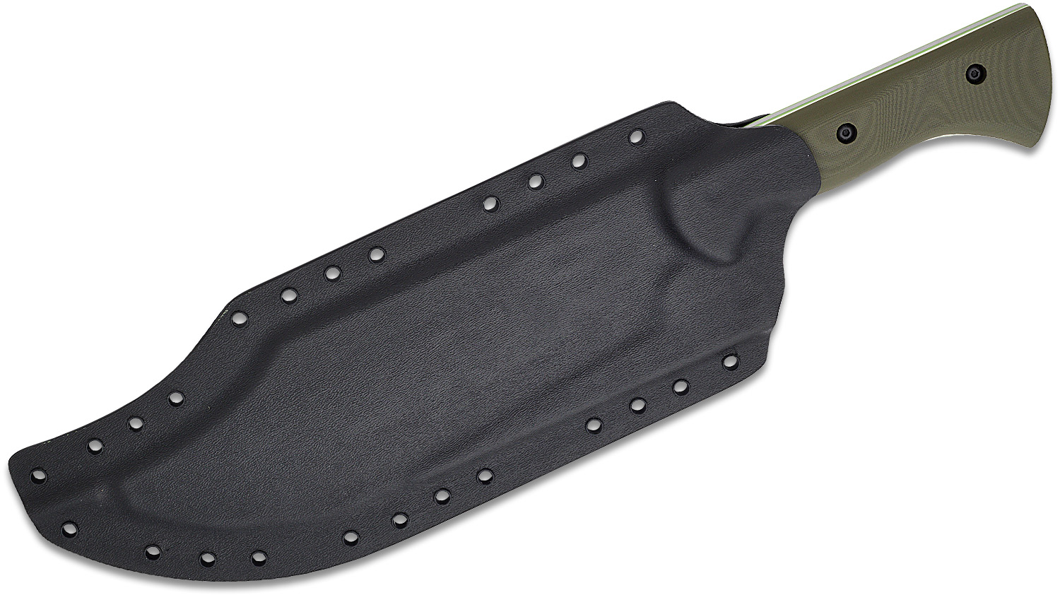 Work Tuff Gear V44X Marine Bowie Fixed Blade Knife 10" SK85 Satin Clip ...