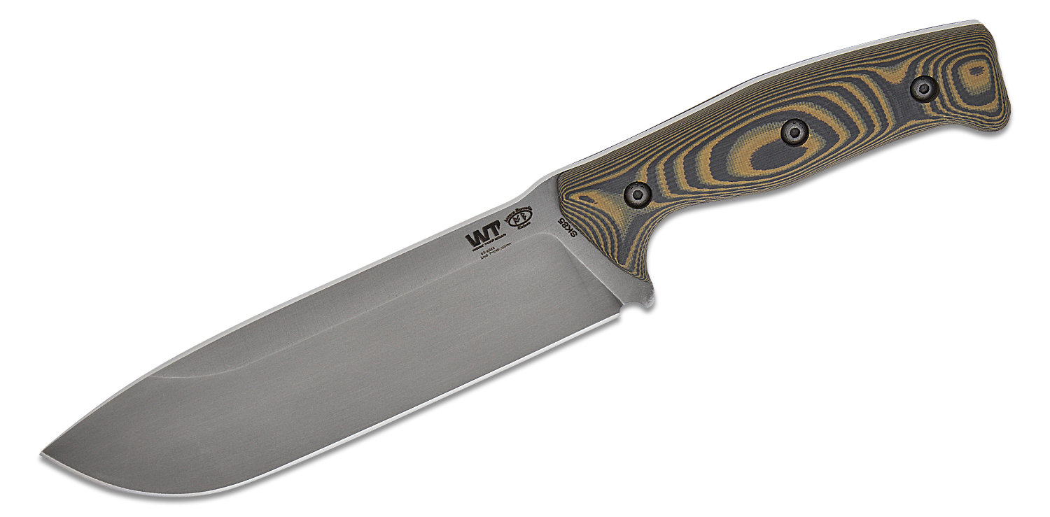 Work Tuff Gear Wolverine Fixed Blade 6.4" SK85 Dark Stonewashed Drop ...